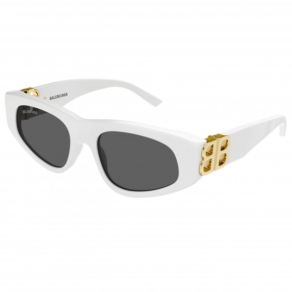 Balenciaga | Accessories | New Balenciaga Women White Cat Eye Bb095s 02 Sunglasses Balenciaga ...
